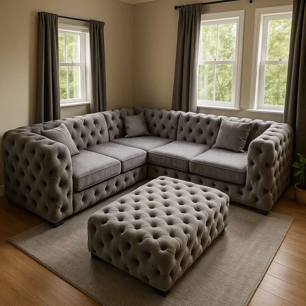 Aston Full Chesterfield Sofa | Luxury Tufted Sofa for Living Rooms ...